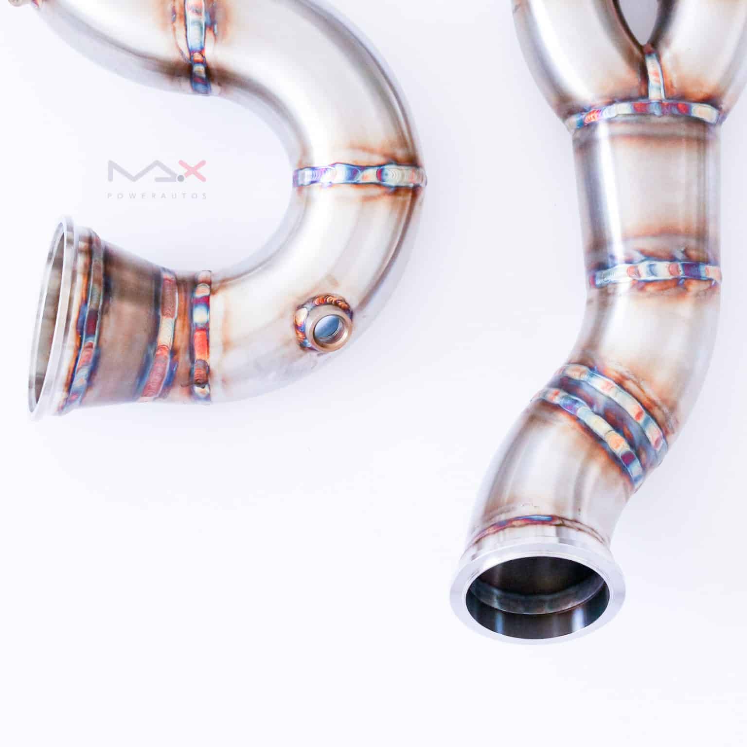 IROZ DOWNPIPES WITH MIDPIPES 8V RS3/ 8S TTRS – MAX POWER AUTOS